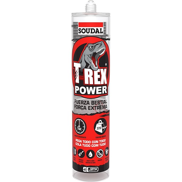 T-Rex Power Transparente 290ml - Simmat - Materiais de Construção e ...